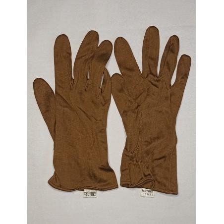 Gants cuir + sous gant aviation pilote