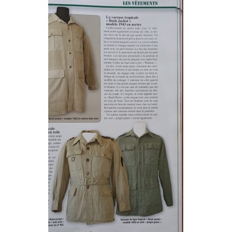 Veste tropical GB Bush Jacket Aertex model 1943 Indochine