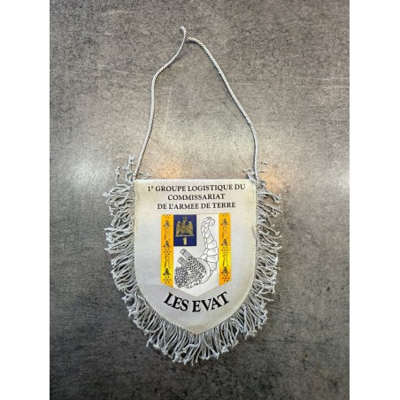 Fanion militaire Armée de Terre 1er Groupe Logistique Commissariat EVAT